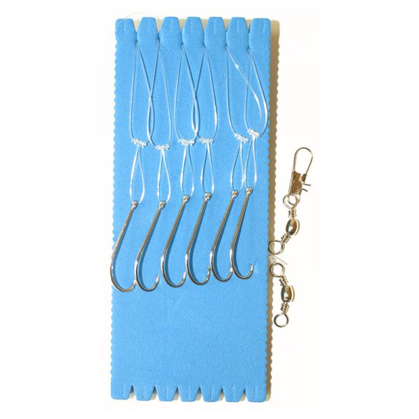 Kroksett CAL 5 stk blanke krok str. 2/0 – Hobbyfabrikken