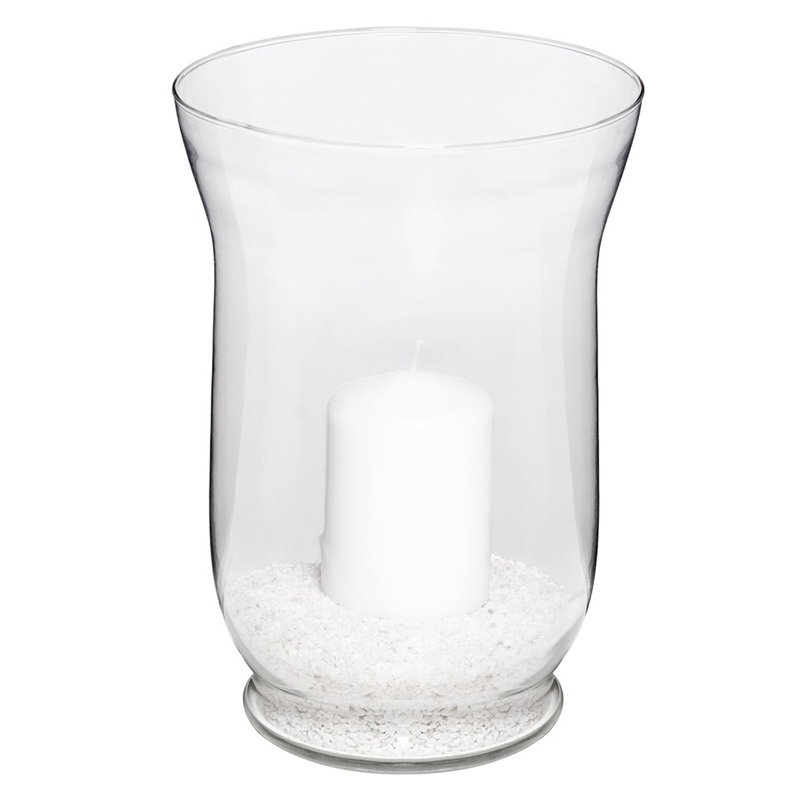 Glasslykt med lys og dekorsand – Hobbyfabrikken