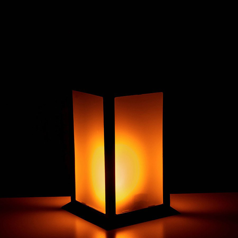 Lykt LED med flakkende flammefra Grundig – Hobbyfabrikken