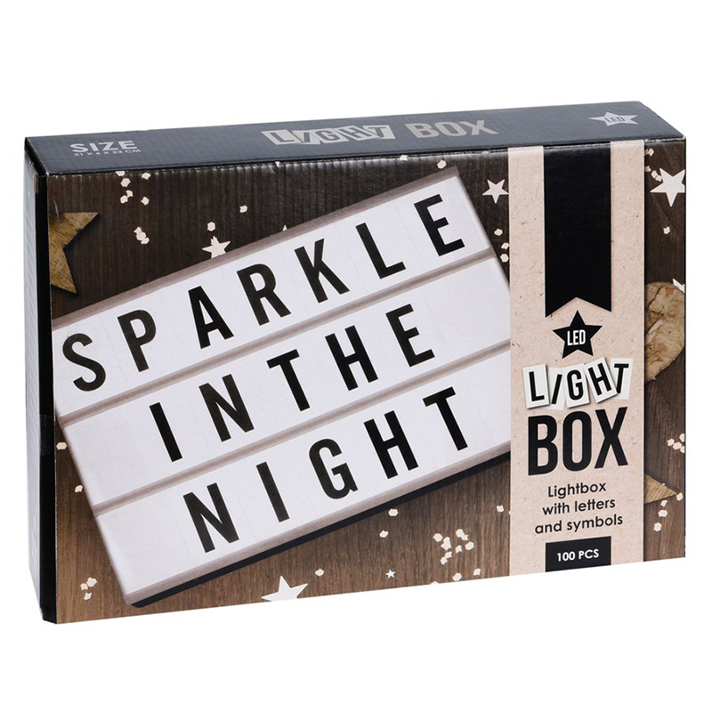 Lightbox med LED-belysning – Hobbyfabrikken