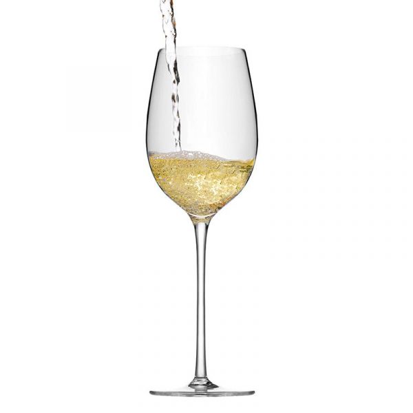 Hvitvinsglass av krystall – 4 stk – Hobbyfabrikken